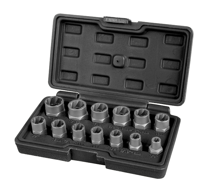 ATD 13 Pc 3 8 Drive Bolt Extractor Socket Set ATD 513 ATD Tools Inc 