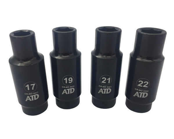 ATD-5454 - 4 Pc. 1/2" Drive Crankshaft Bolt Socket Set - ATD Tools, Inc.